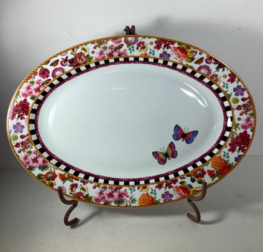 Lenox Melli Mello Isabelle Floral Print Platter NIB 16.5 In. - Etsy