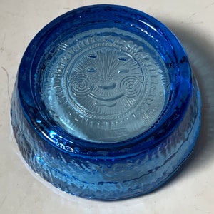 Vintage Wheaton Nuline Happy Sun Face Glass Ashtray 3.5 In. - Etsy
