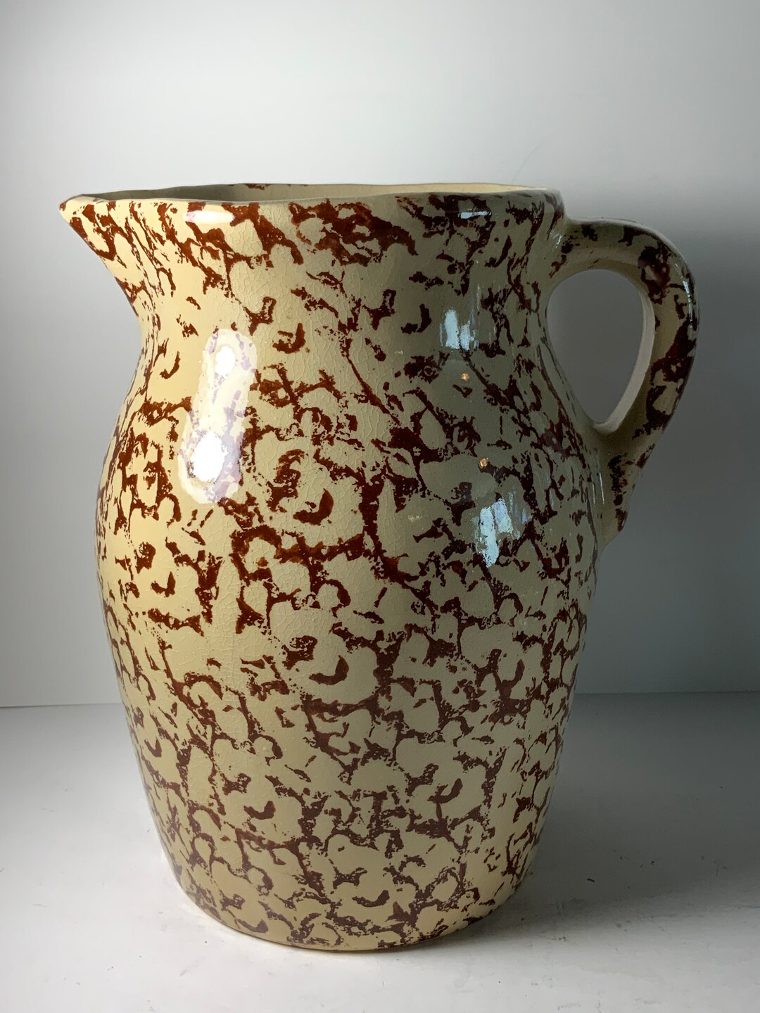 Robinson Ransbottom 8 Inch Pottery Pitcher Red Roseville - Etsy