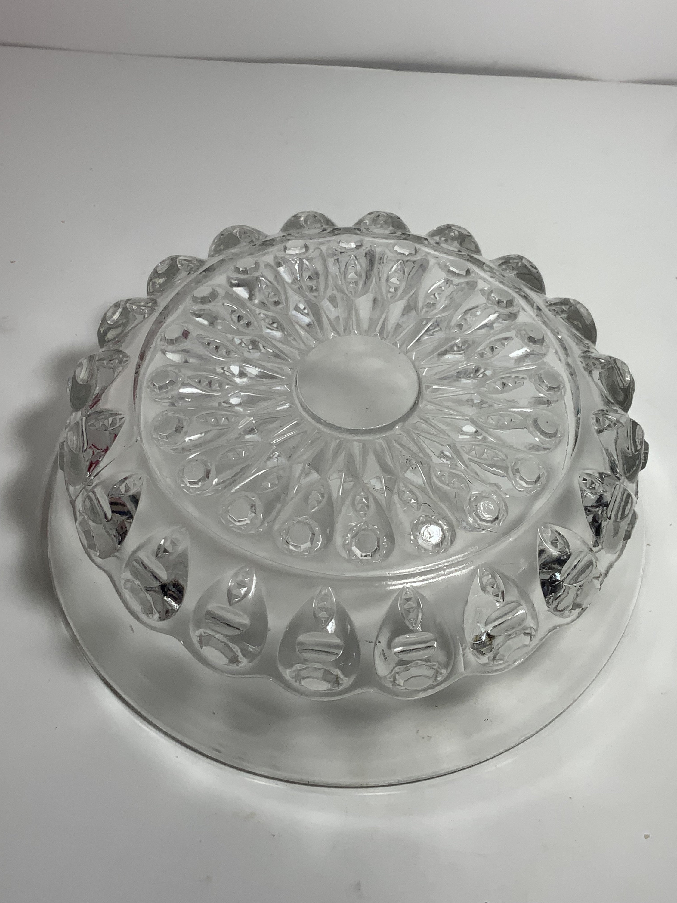 EAPG Thompson Glass Torpedo Fisheye Clear Glass Bowl 8 In. - Etsy