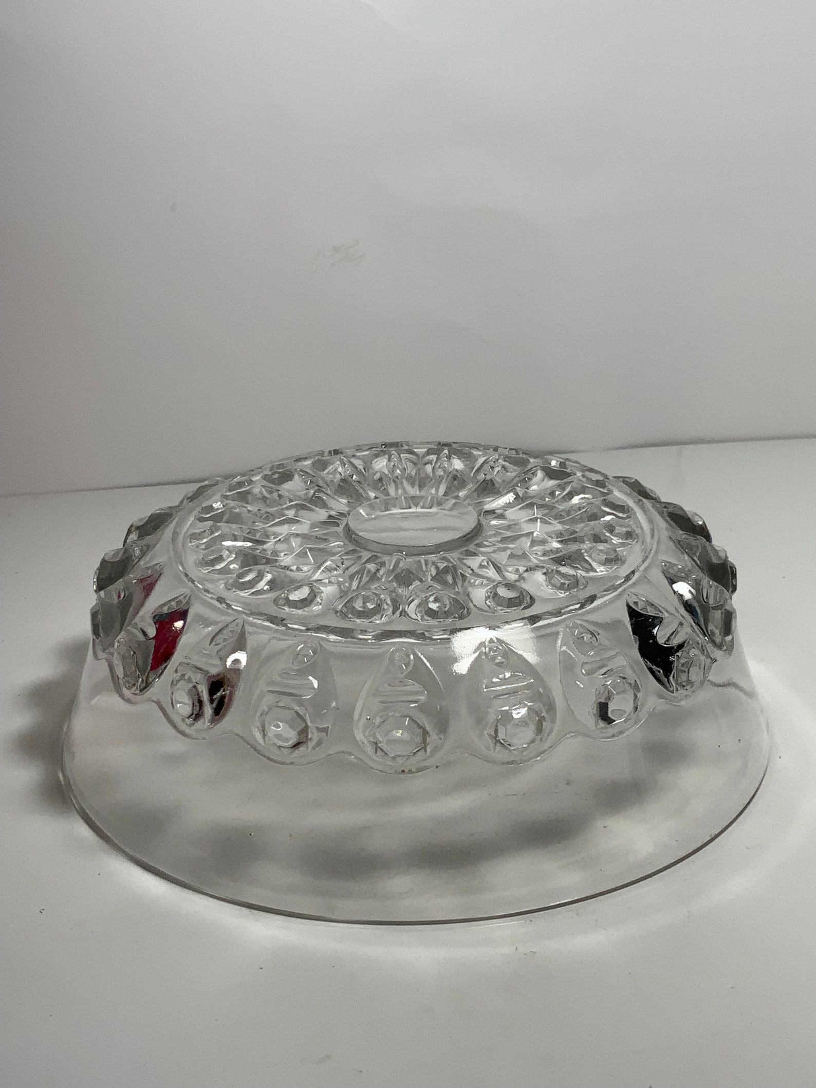 EAPG Thompson Glass Torpedo Fisheye Clear Glass Bowl 8 In. - Etsy