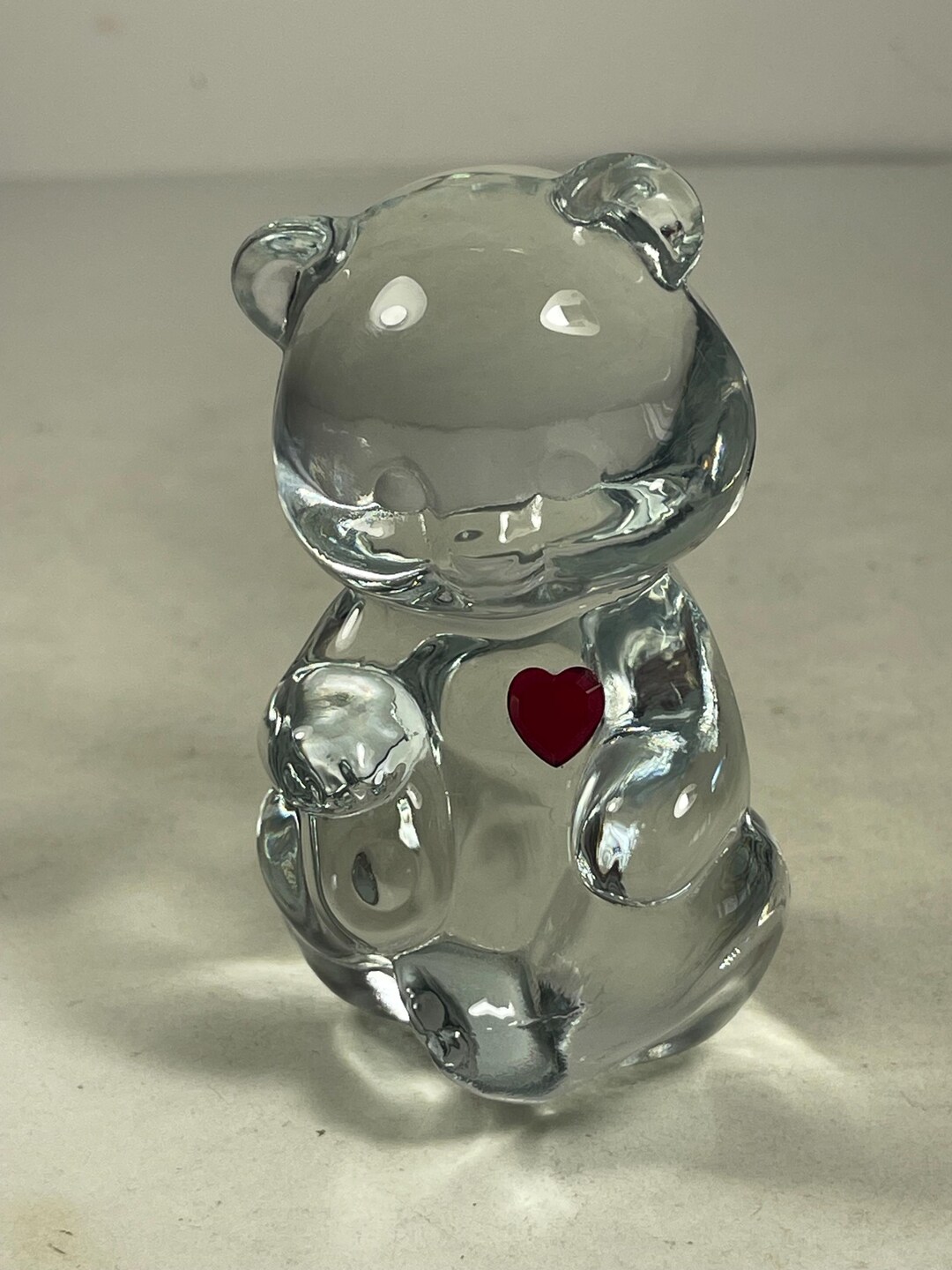 Vintage Fenton Birthstone Bear July Birthstone Ruby 3.5 In. - Etsy
