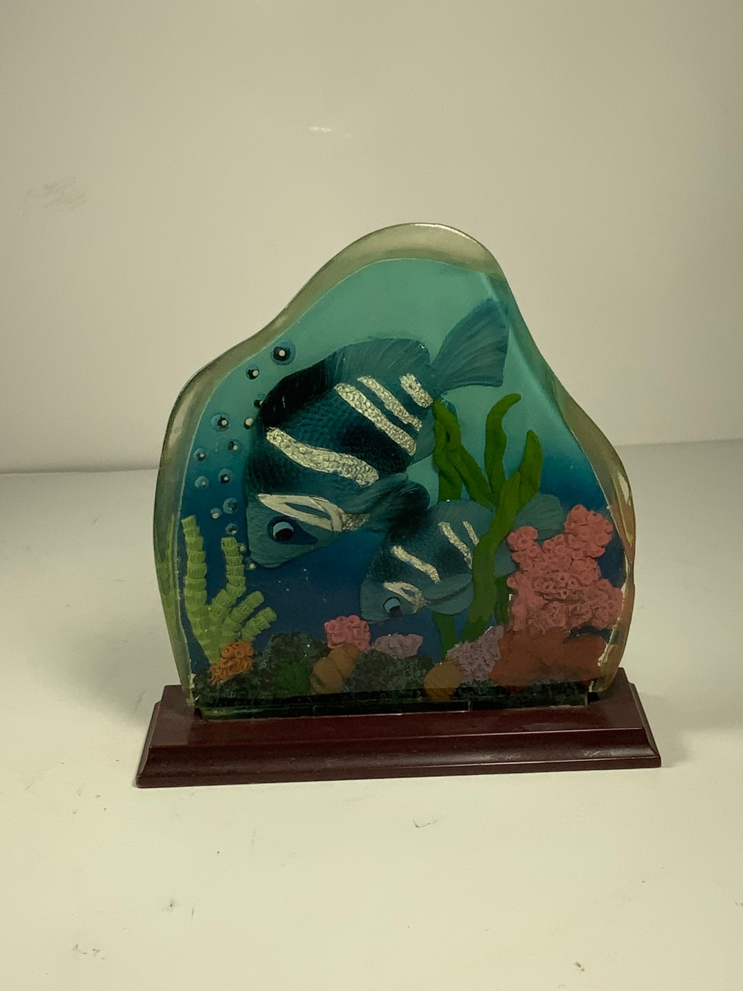 Vintage Clear Lucite Sea Life Fish Tank/aquarium Decor 4.5 In. - Etsy