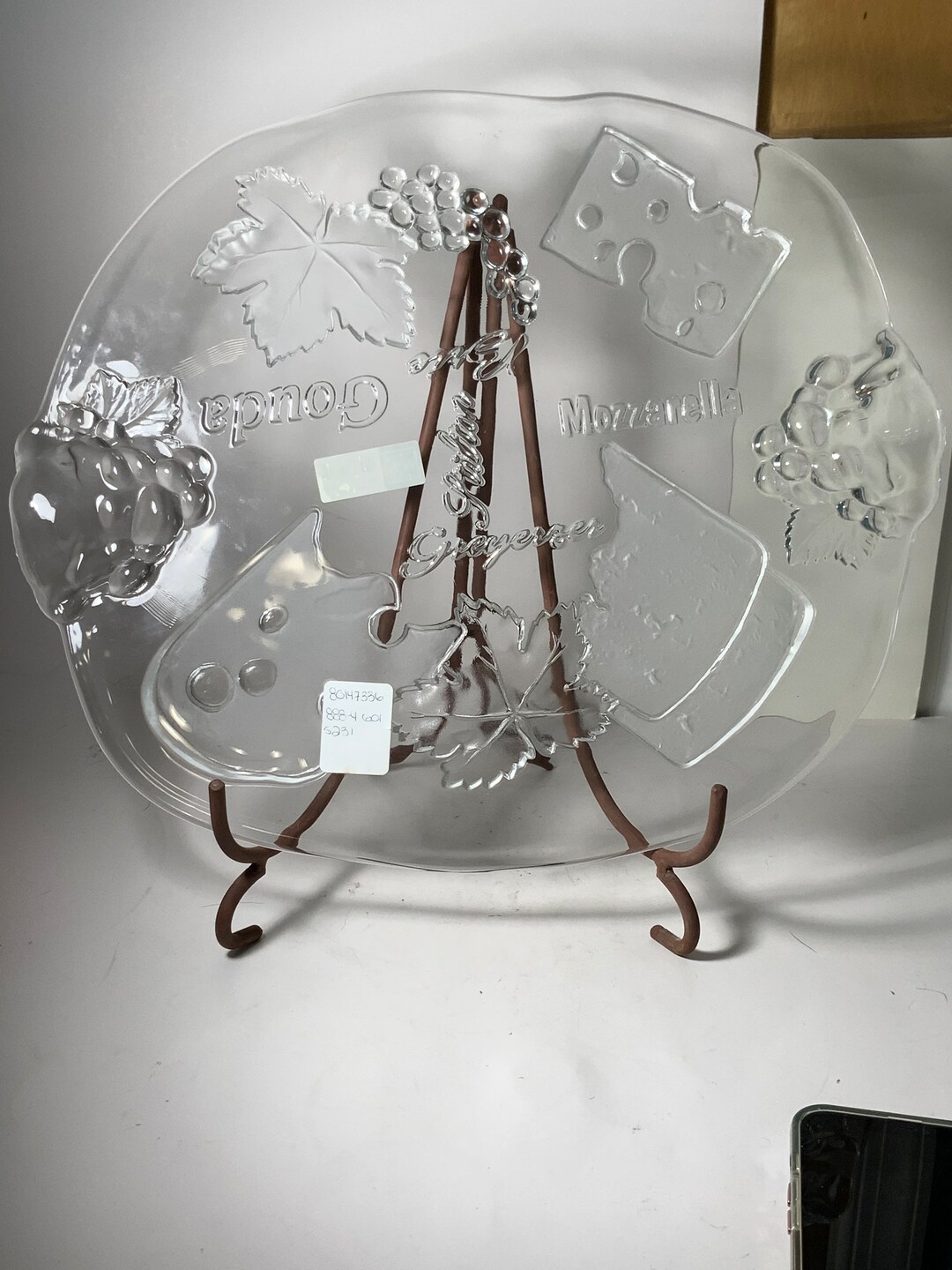 Mikasa Campagne 3D Crystal Cheese Platter Made in Germany 16 In. Never ...