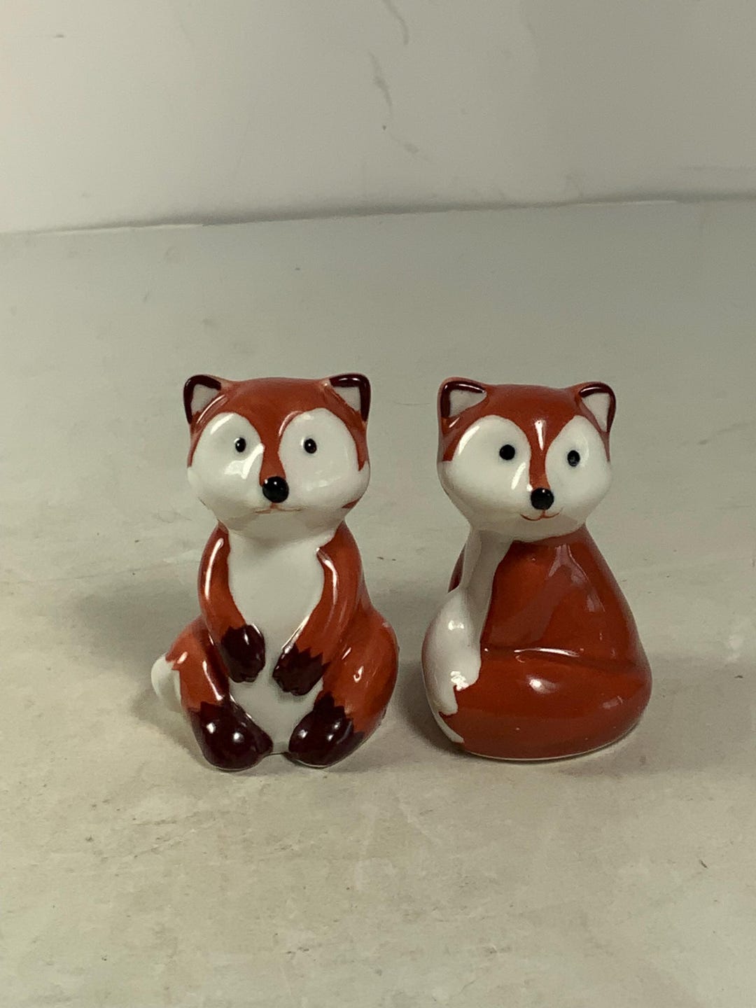 Cracker Barrel Red Fox Salt & Pepper Shakers - Etsy