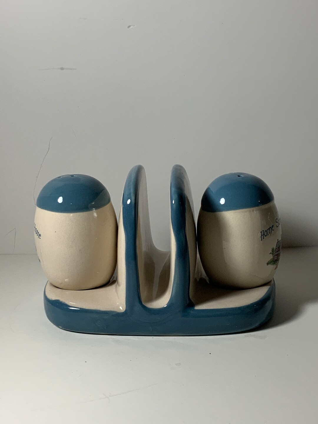 Vintage Cottagecore Country Ceramic Home Sweet Home Salt & Pepper ...