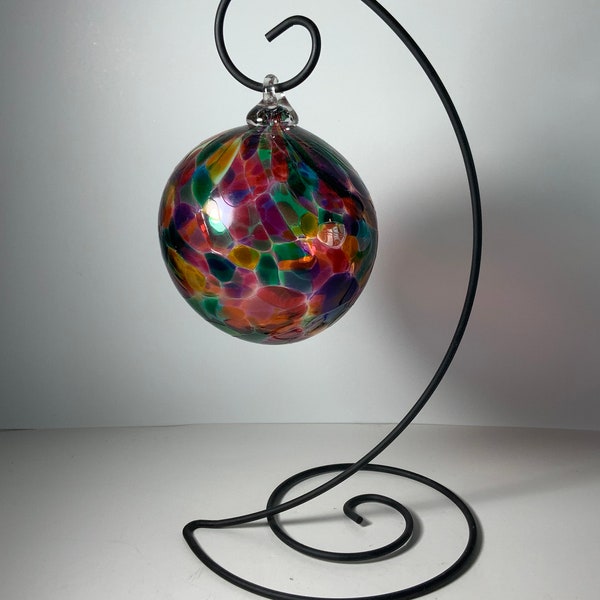 Blown Glass Ball Stand - Etsy