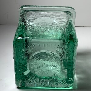 Vintage Sunflower Recycled Green Glass Candleholder 3.75 In. - Etsy