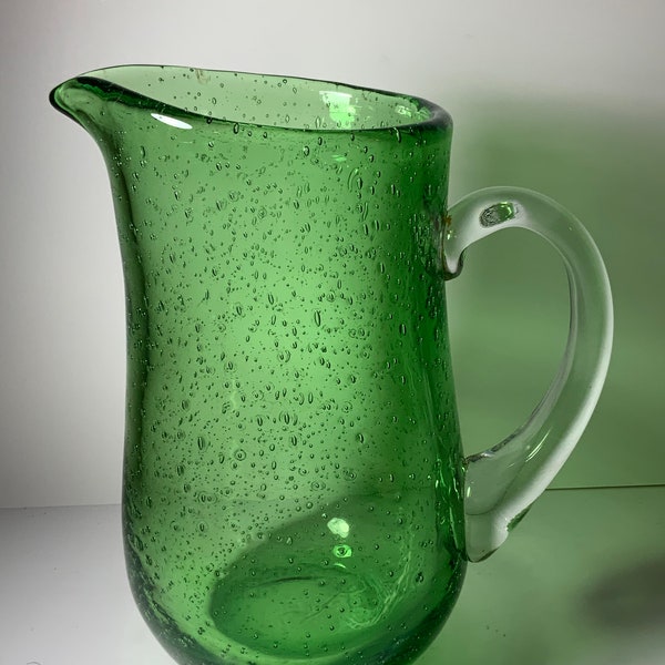 Green Bubble Pitcher - Etsy