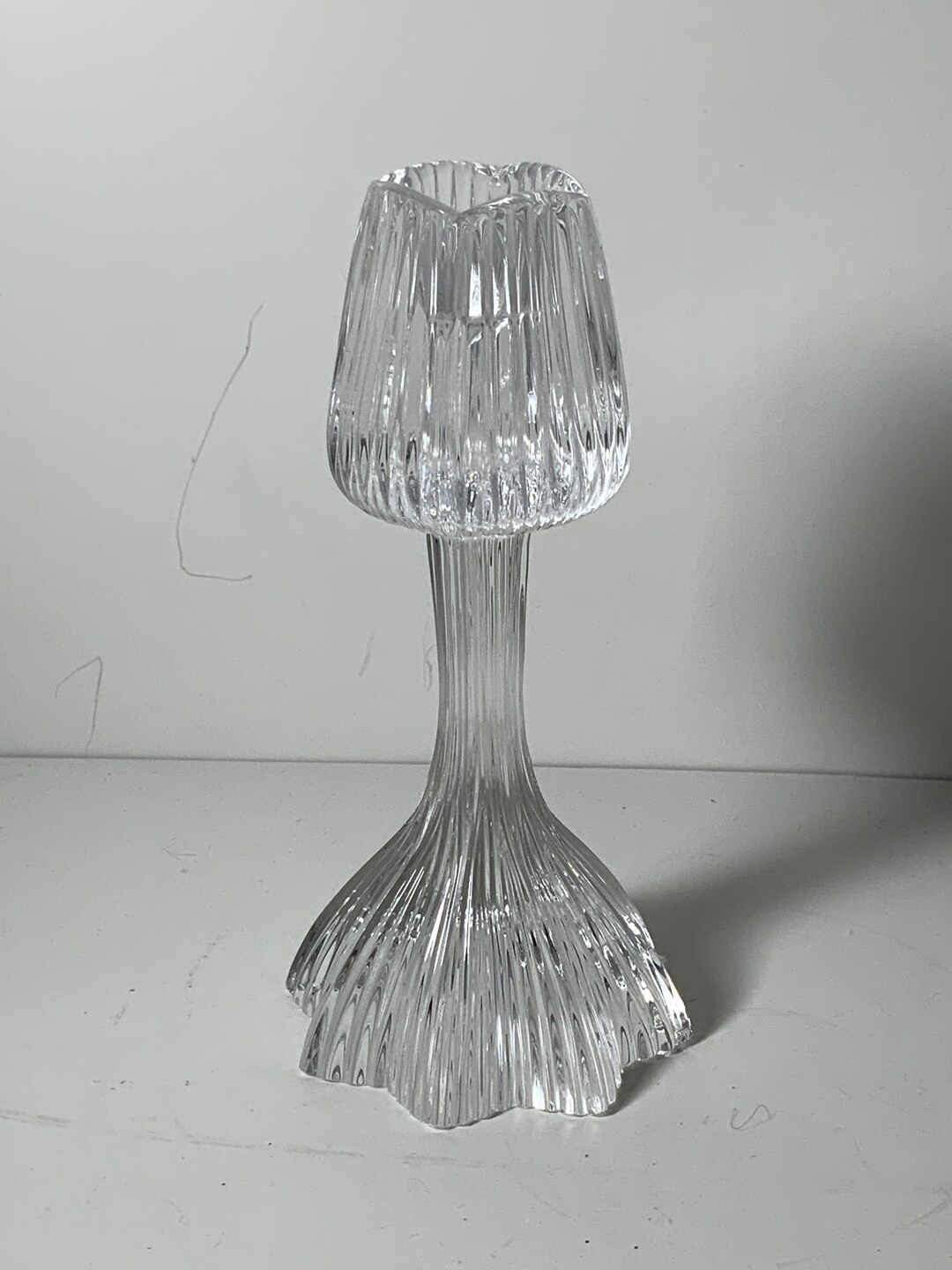 Vintage Oneida Celeste Crystal Candlestick 6 In. - Etsy