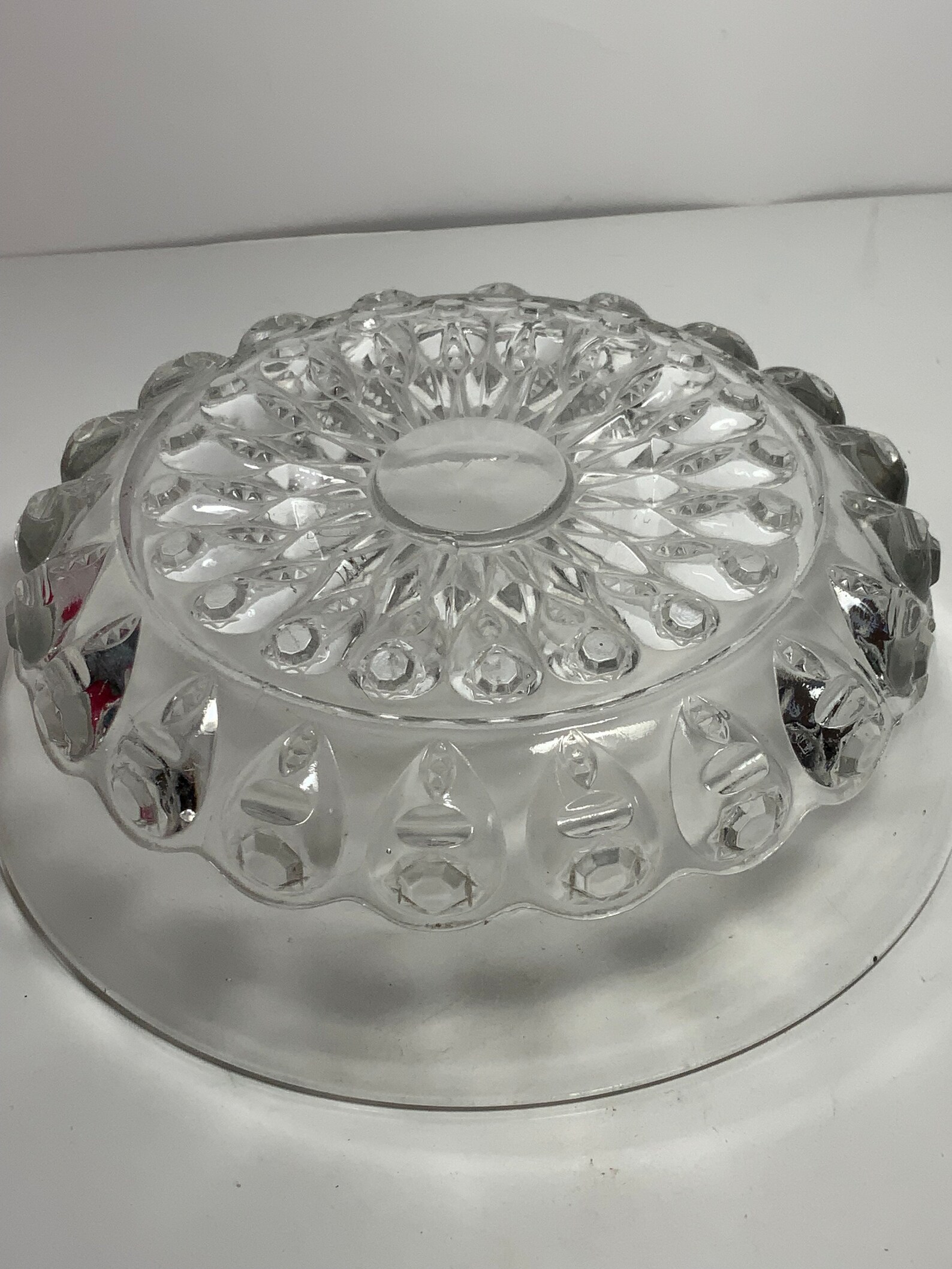 EAPG Thompson Glass Torpedo Fisheye Clear Glass Bowl 8 In. - Etsy