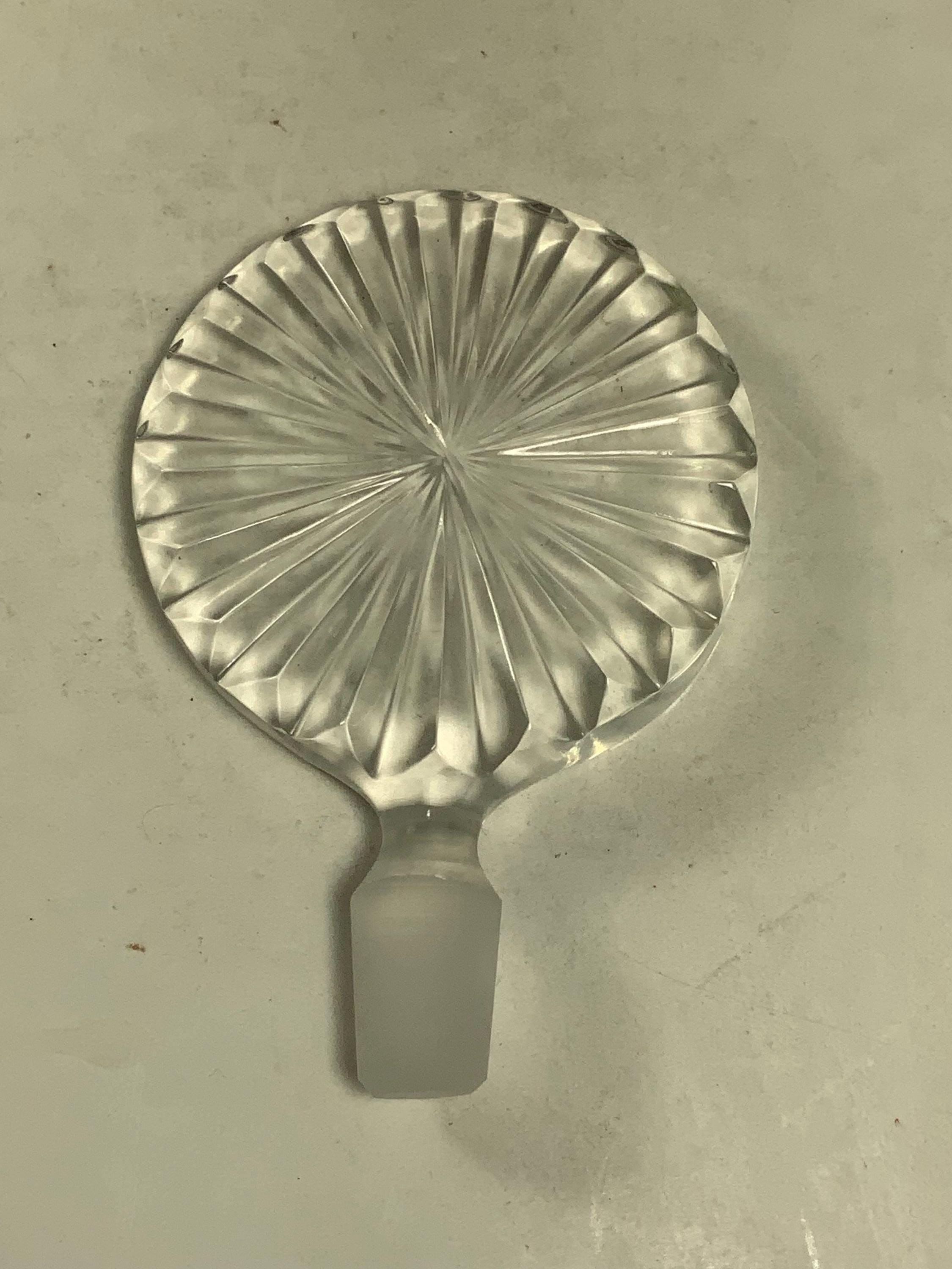 Vintage Clear Glass Pinwheel Pattern Perfume Bottle 6 In. - Etsy