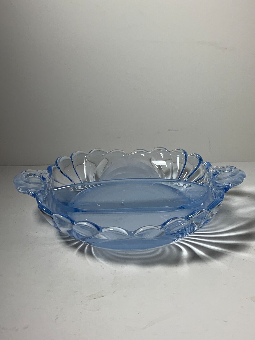 Vintage Cambridge Caprice Glass Moonlight Blue 2 Part Relish Dish 7 In. - Etsy
