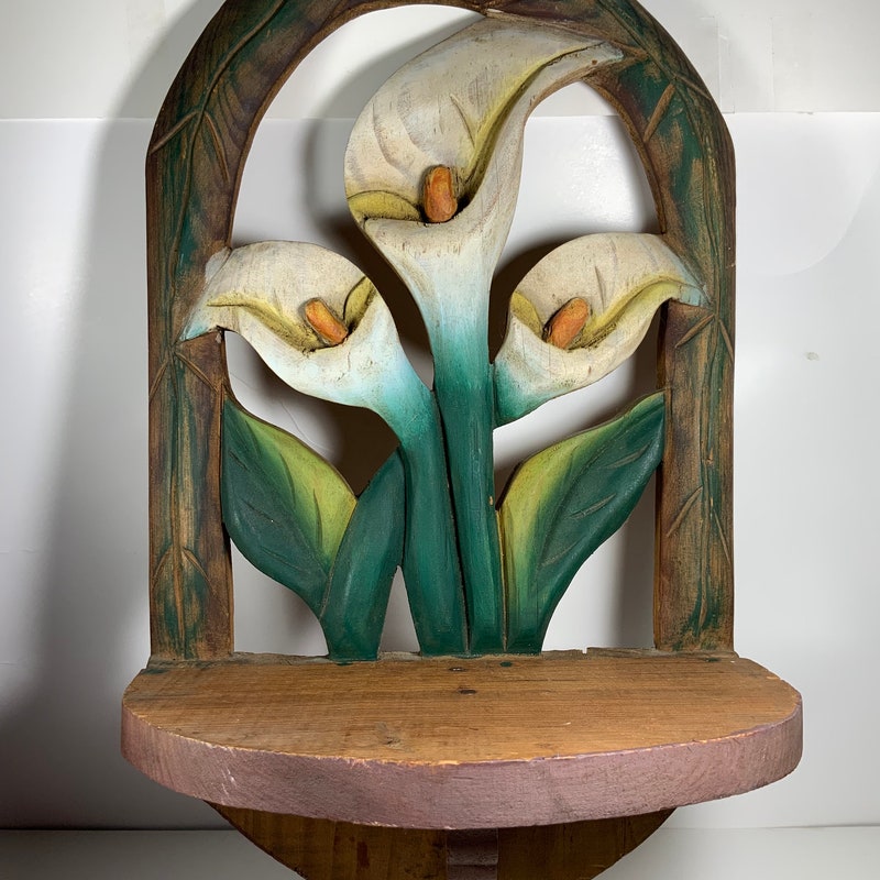 Wood Lily Carving - Etsy