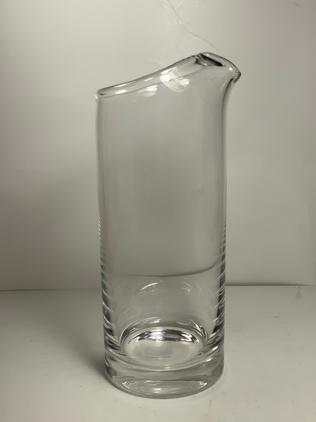 Crate & Barrel Clear Glass Martini Pitcher Made in Slovakia 8.5 In. - Etsy