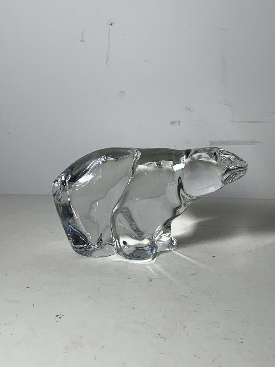 Vintage Hadeland Glass Bear Paperweight Norway 4.5 In. - Etsy