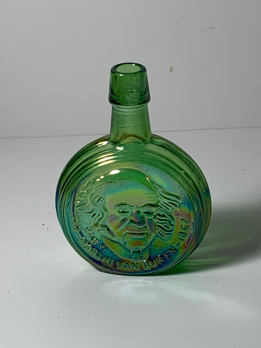 Wheaton Glass Mini Presidential Bottle Martin Van Buren 3 In. - Etsy