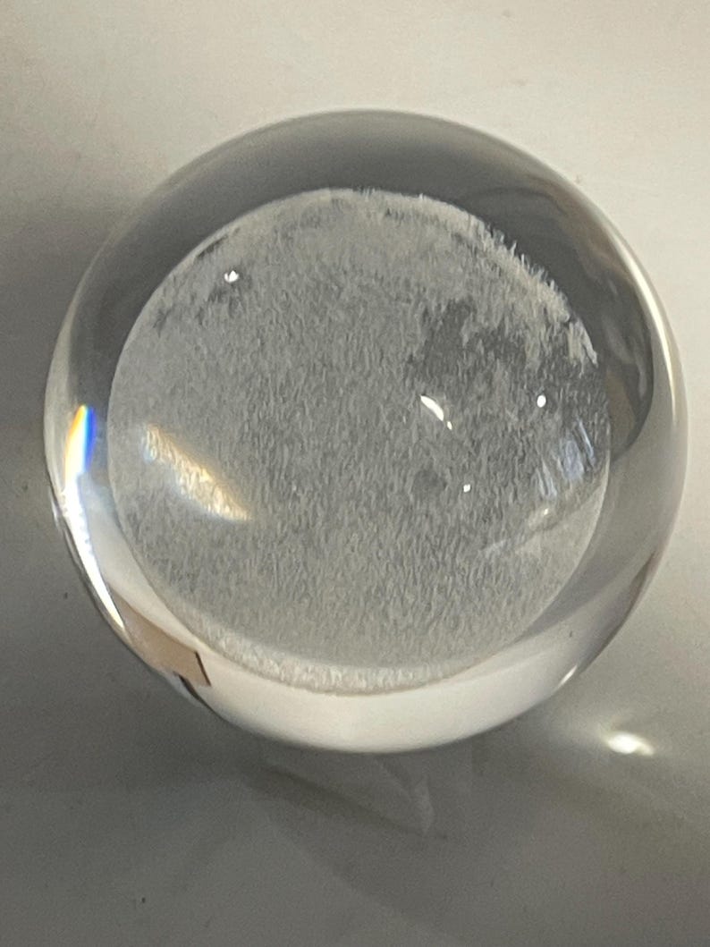3D Laser Engraved Moon Design Crystal Ball Paperweight 2.5 In. - Etsy