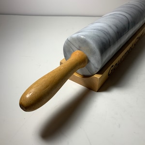 Vintage Gourmet Chef Marble Rolling Pin & Stand 17 In. - Etsy