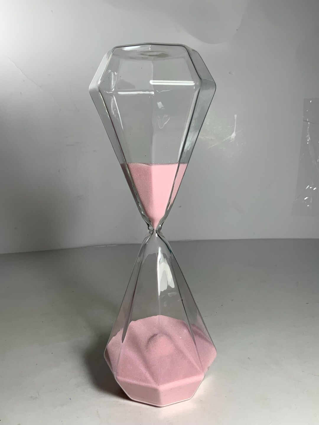 Double Diamond Pink Sand Hourglass 10.5 In. - Etsy