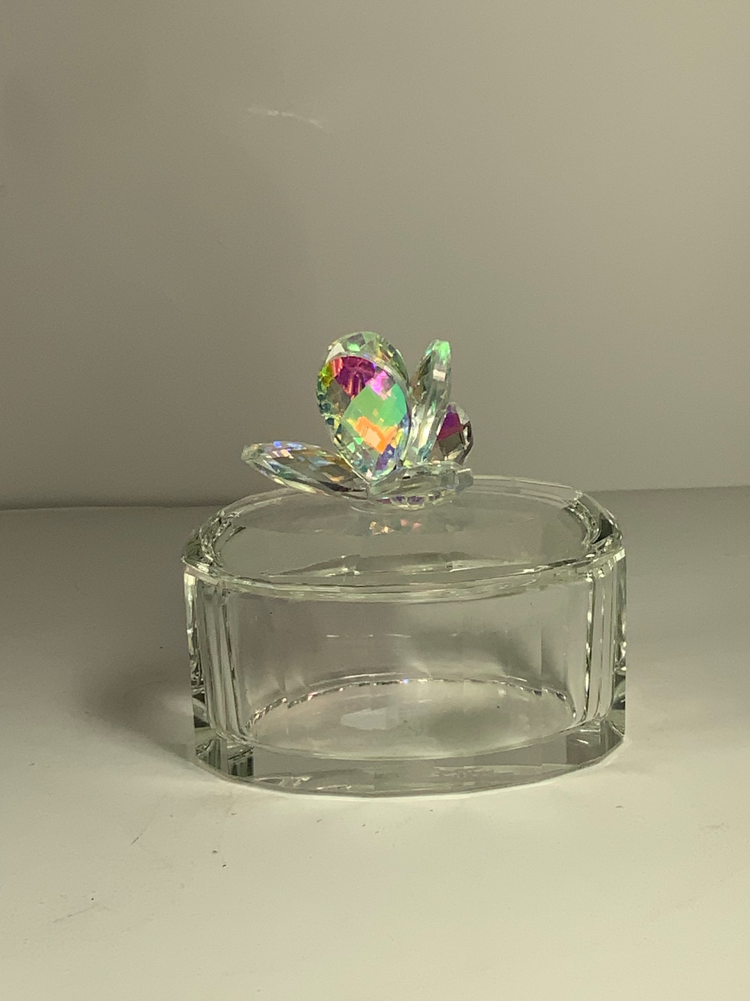 Small Crystal Lotus Flower Box 3.5 In. - Etsy