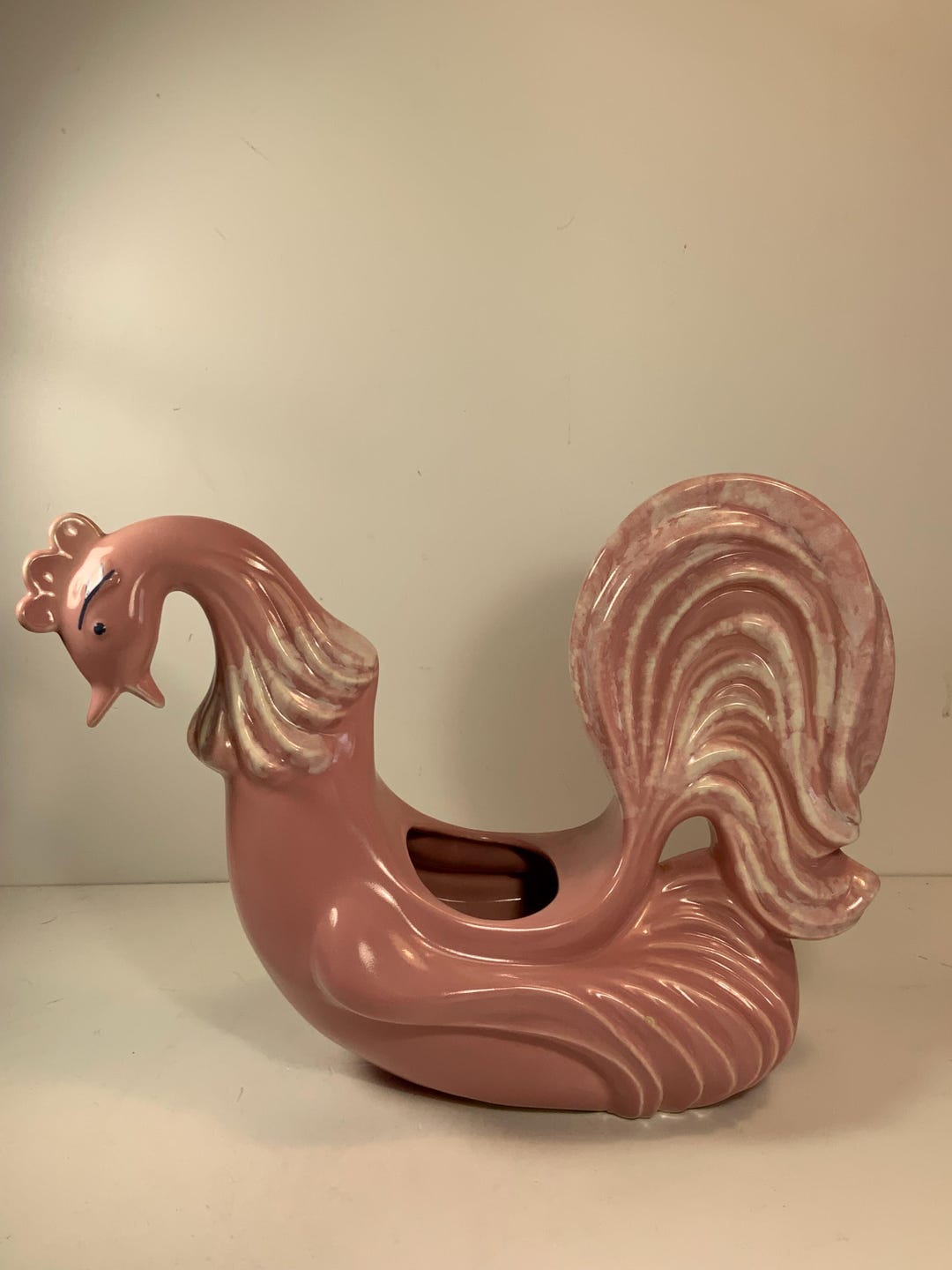 RARE Vintage Art Deco Cameron Clay Rooster Planter 11 In. - Etsy