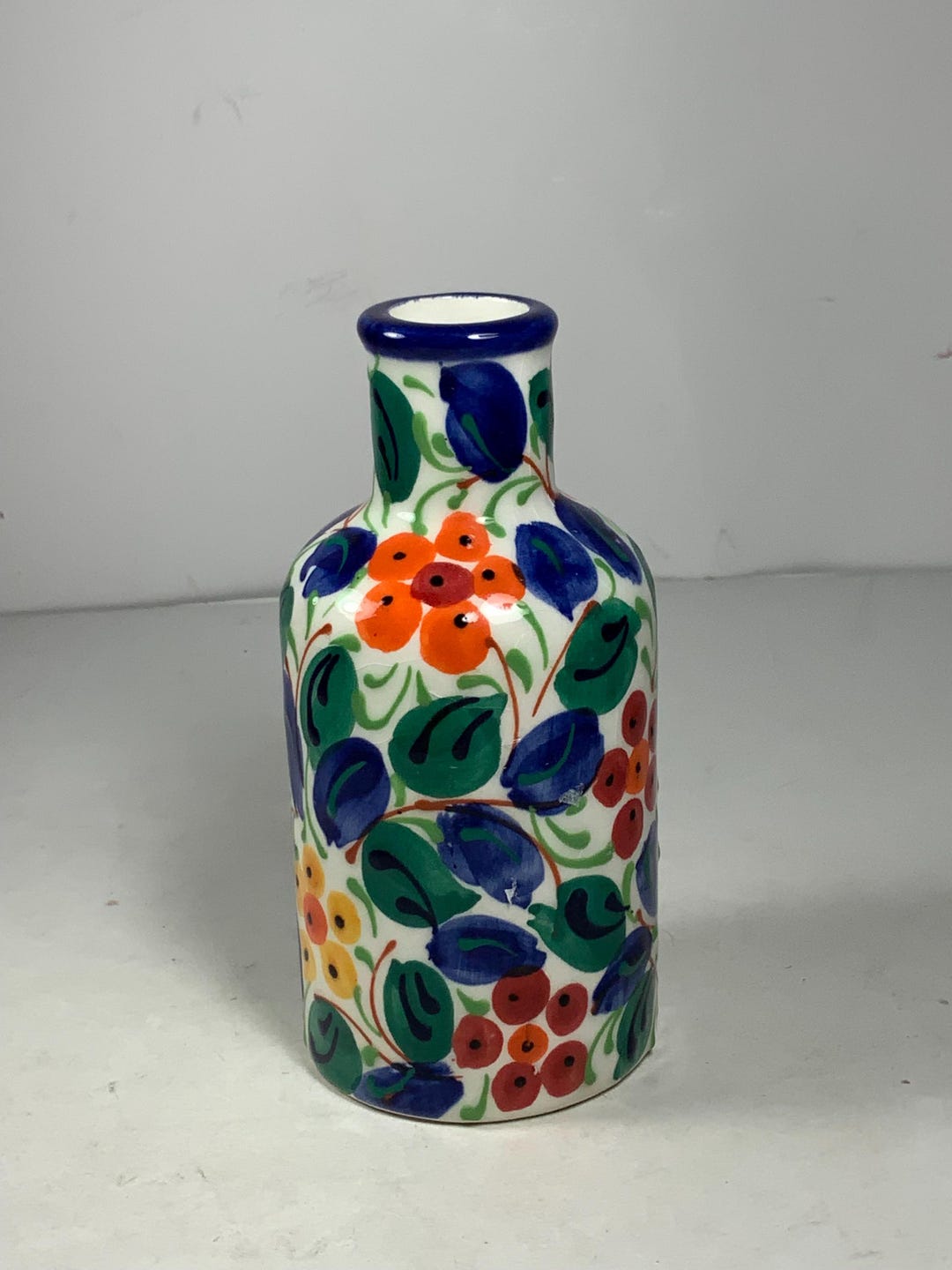 Vintage Mallorca Hand Painted Pottery Vase Made in Spain 5.5 In. - Etsy