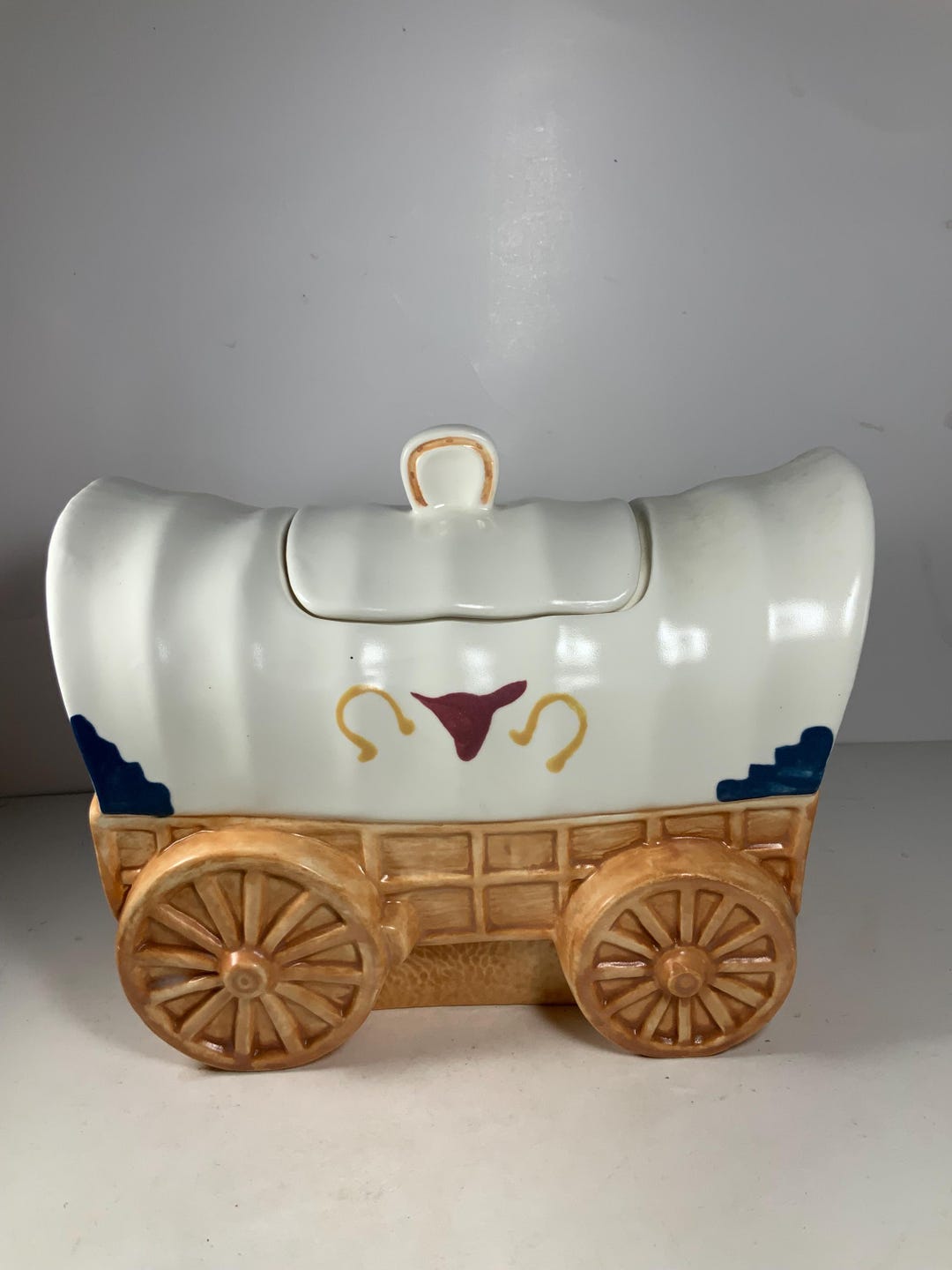 Covered Wagon Cookie Jar