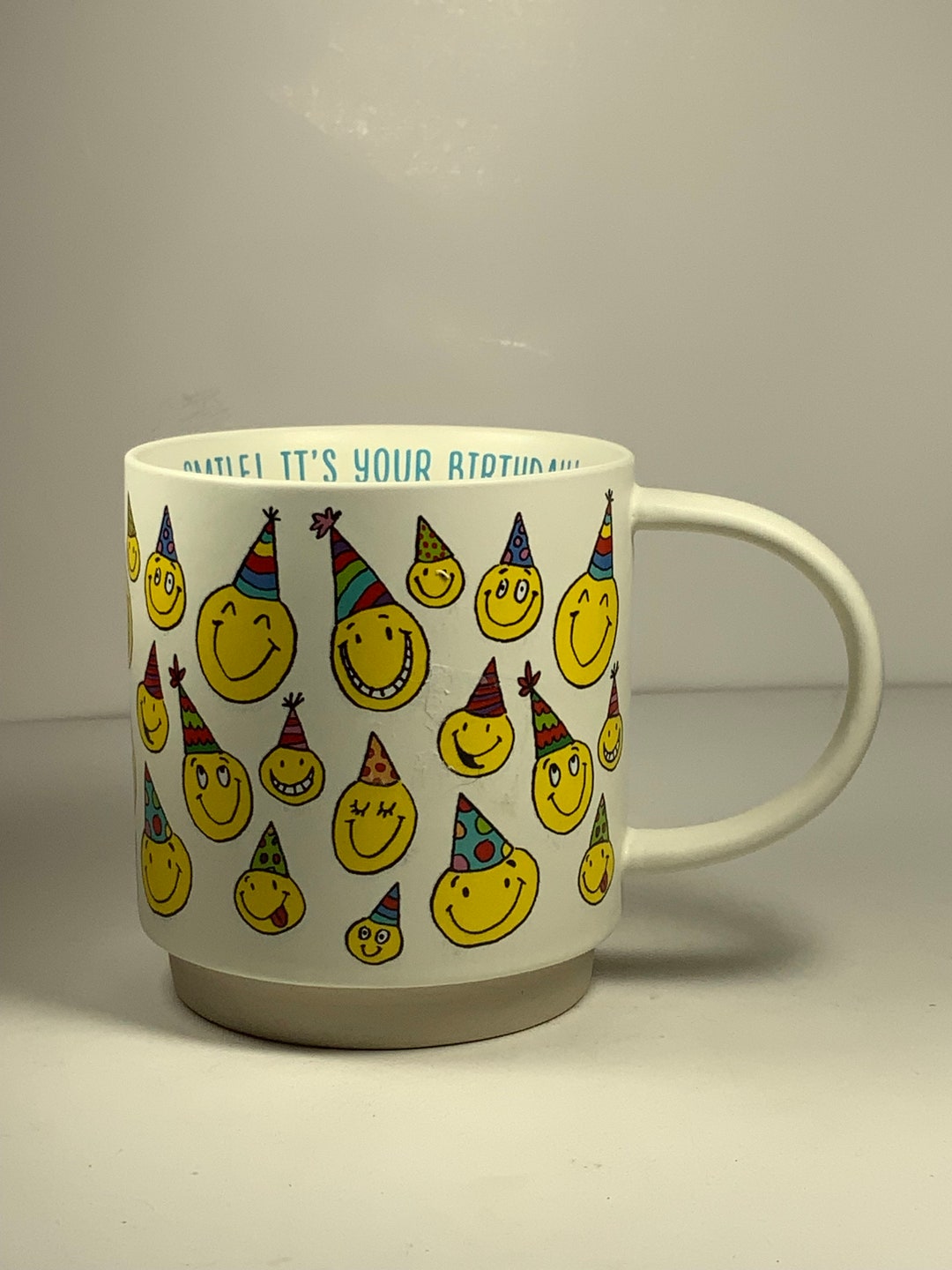 Hallmark “smile It’s Your Birthday” Ceramic Mug 4.25 In. - Etsy