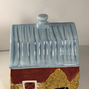 Linda Picken Ceramic Barn Farm Life Cookie Jar 8 In. - Etsy