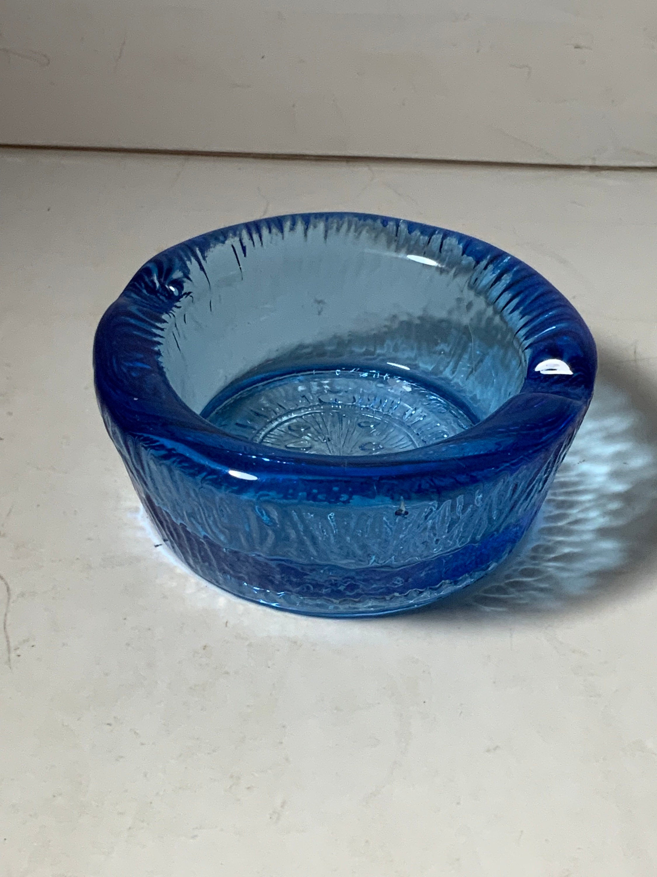 Vintage Wheaton Nuline Happy Sun Face Glass Ashtray 3.5 In. - Etsy
