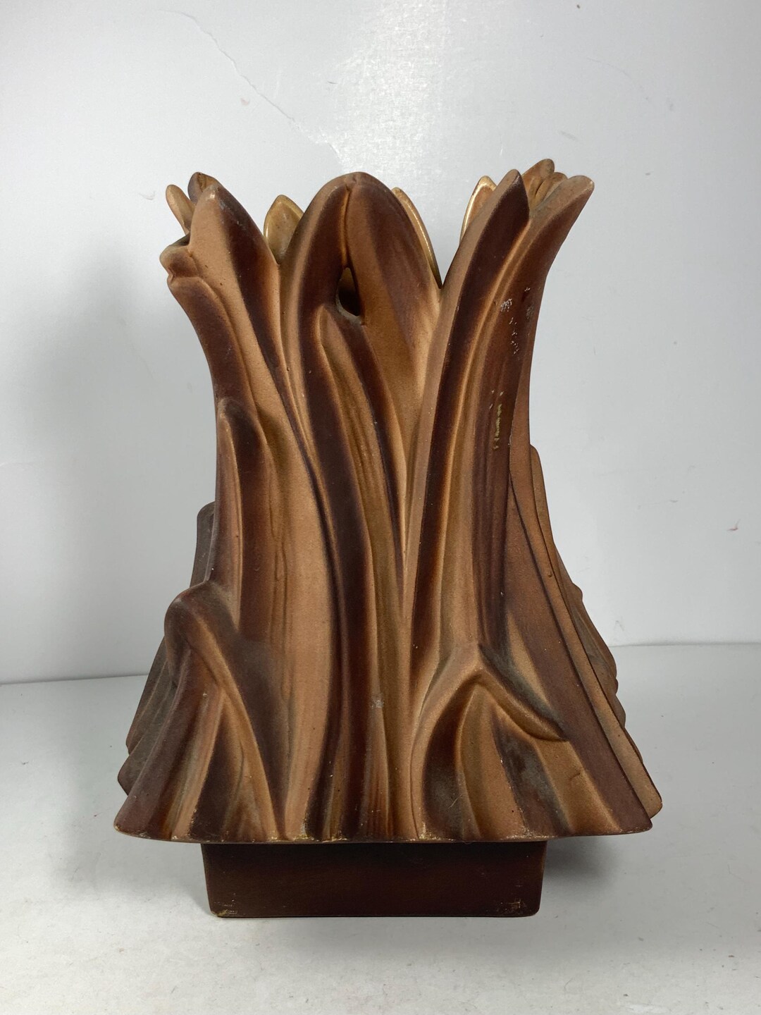 Vintage 1957 Miramar of California Pottery Atomic Tall Reed Grasses ...