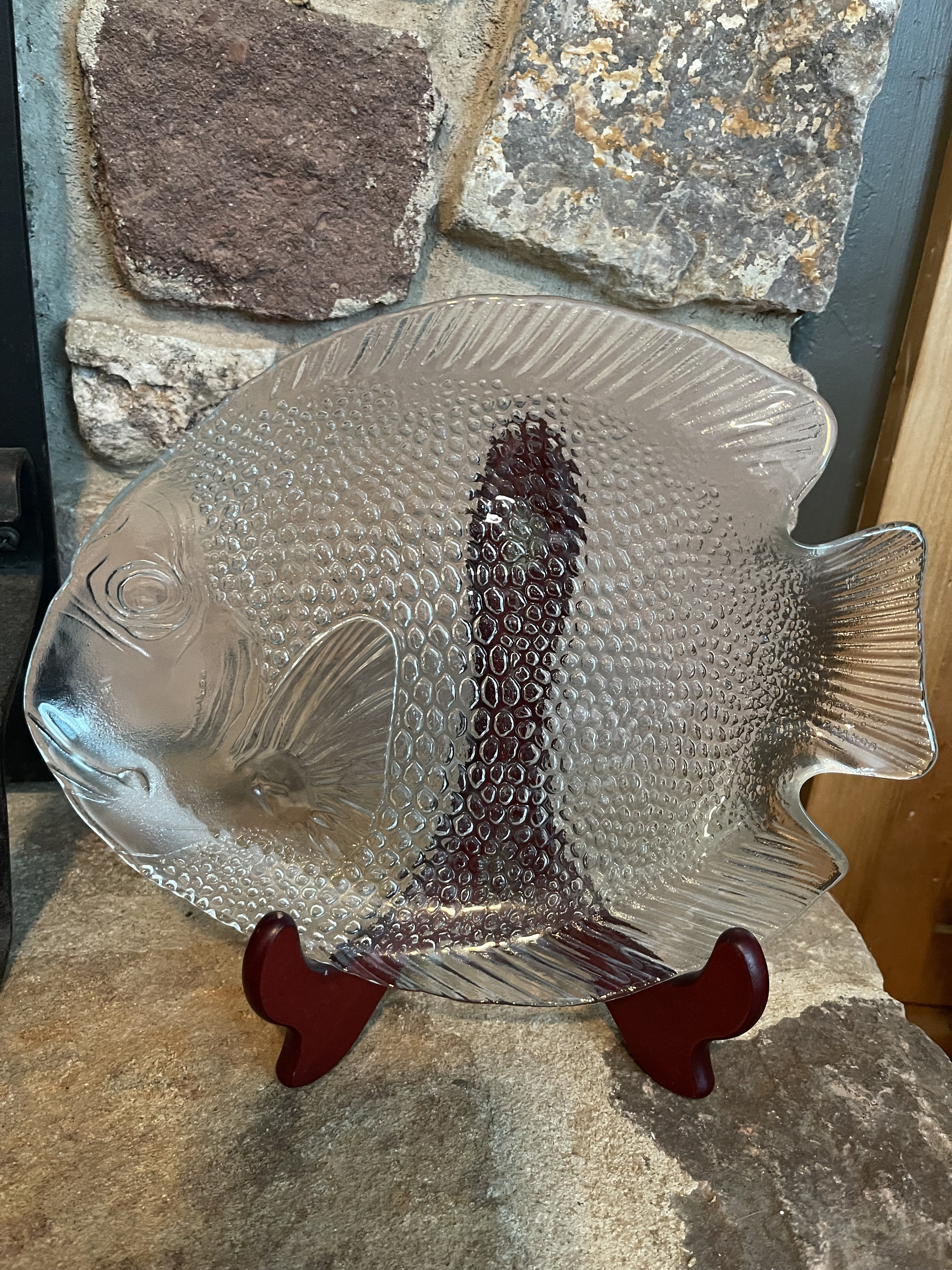 Arcoroc France Clear Glass Fish Dish - Etsy