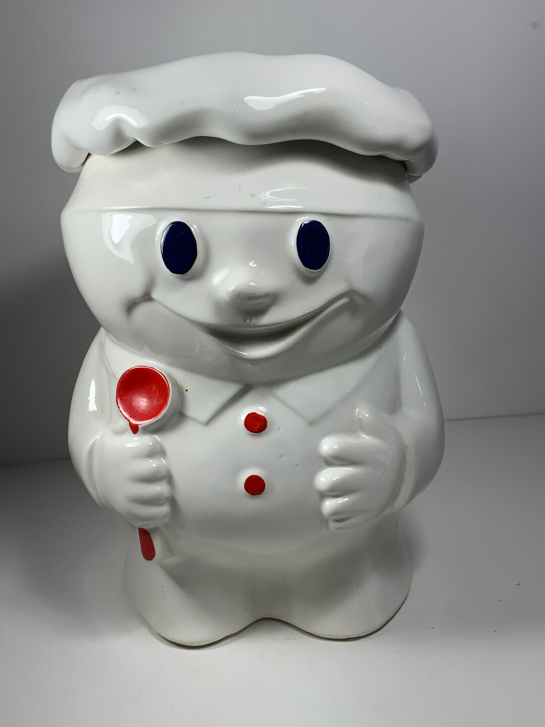 Vintage Mccoy Pottery Bobbie the Baker Doughboy Cookie Jar 10.5 In ...