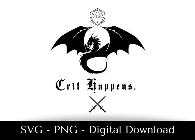 Dnd SVG PNG File Cut File for Cricut and Silhouette - Etsy Australia