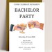 Bachelor Party Invitation, Simply Stag Do Invite, Bachelor Weekend ...