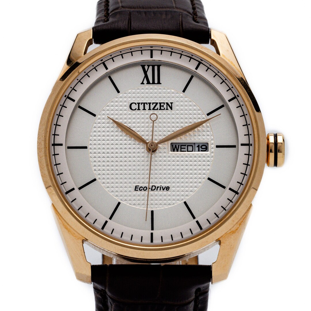 Citizen Classic Rose Gold Stainless Steel Eco-drive Watch - Etsy
