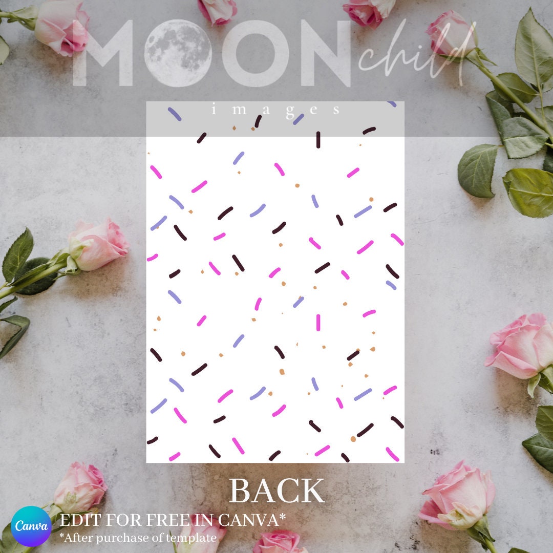 Editable Donut Invitation - Canva Template - Etsy