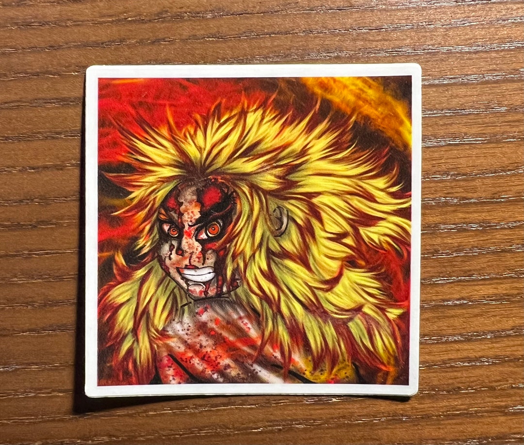 Rengoku Sticker - Etsy