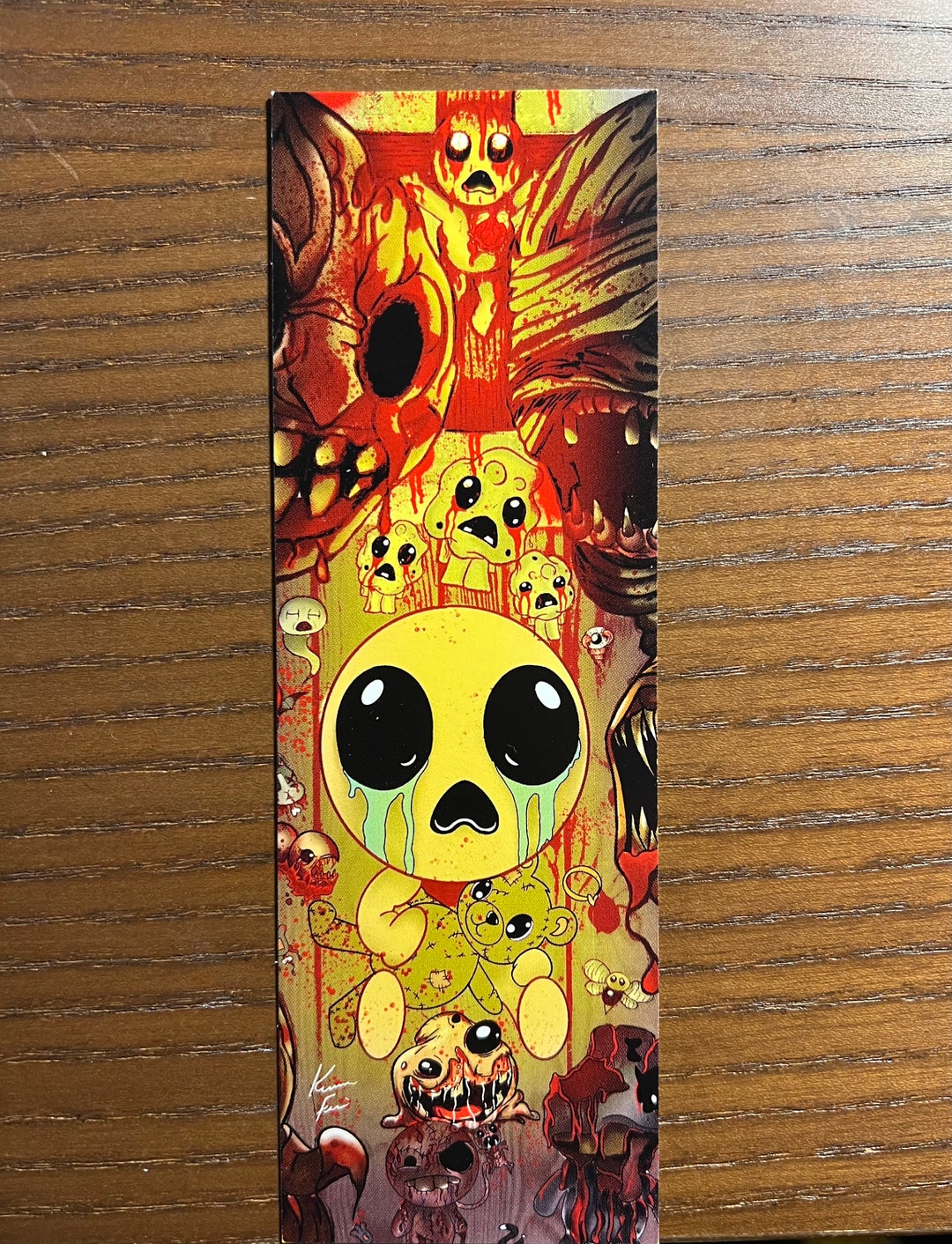 Binding of Isaac Bookmark Red Version - Etsy
