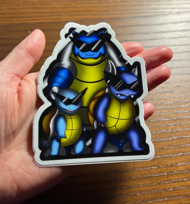 Squirtle Squad Sticker - Etsy
