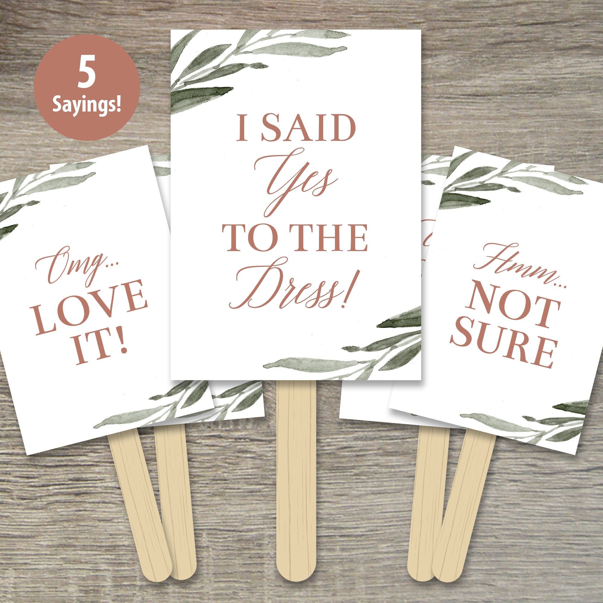 Say Yes to the Dress Sign Wedding Dress Shopping Signs I Said Yes to ...