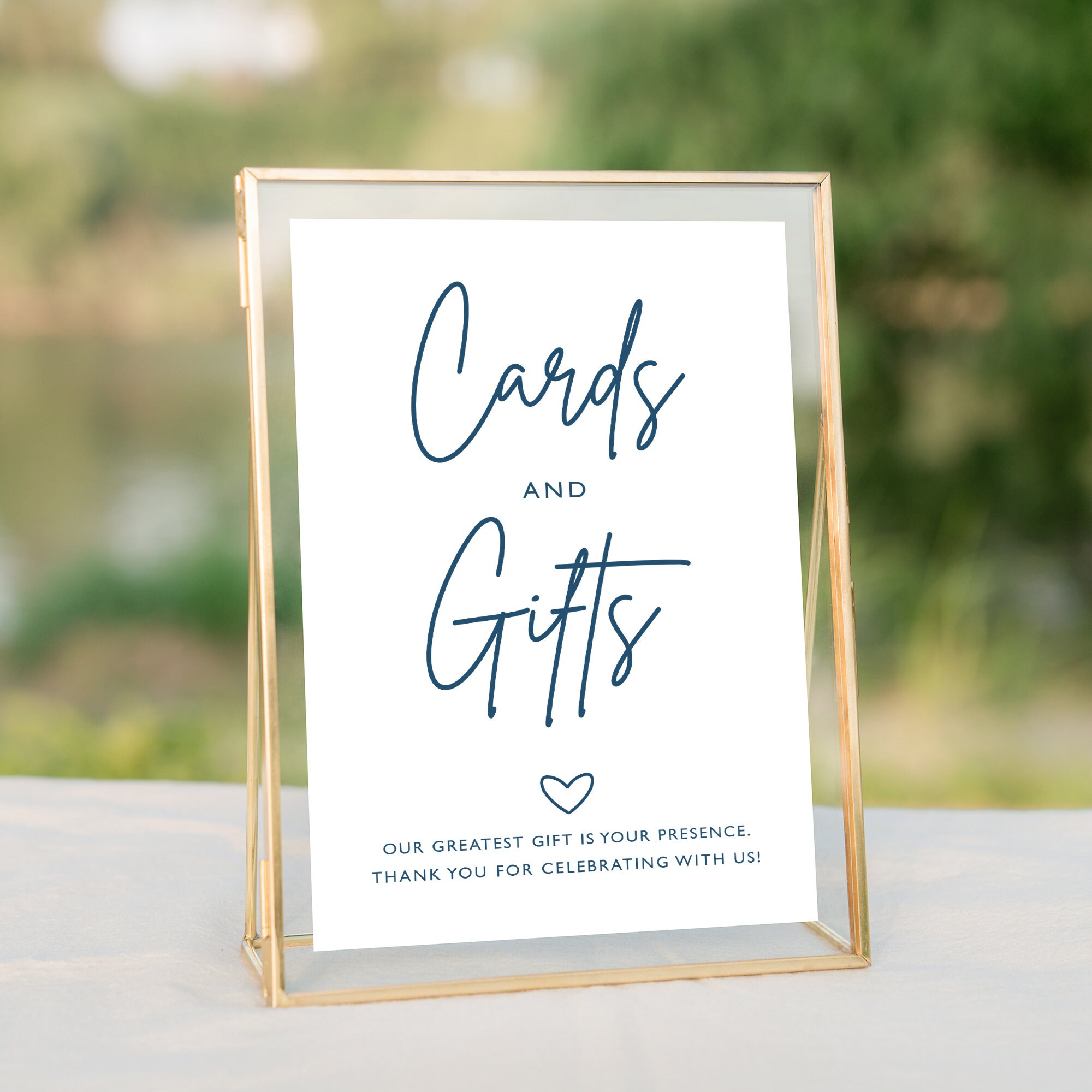 5x7 Cards & Gifts Wedding Sign | Printable Wedding Signs | Modern Gift ...