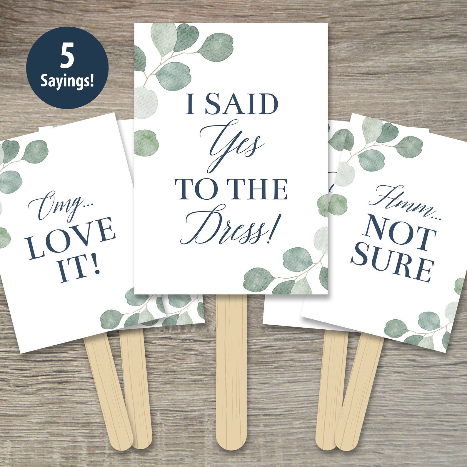 Say Yes to the Dress Sign | Wedding Dress Shopping Signs | I Said Yes ...