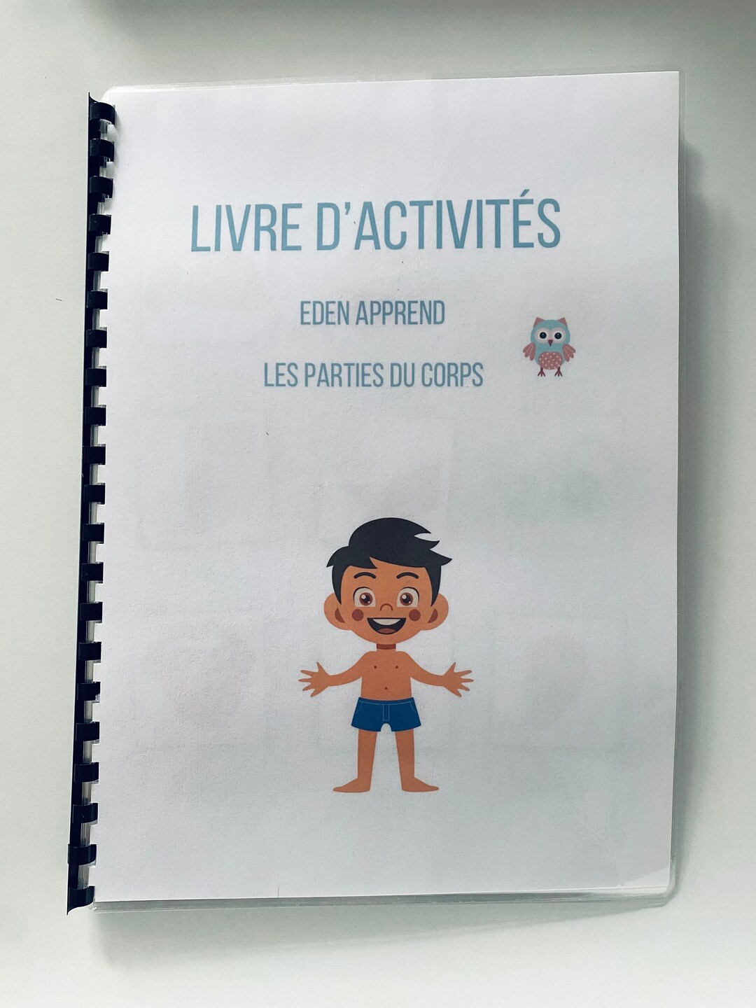 Body Parts Activity Book - Etsy