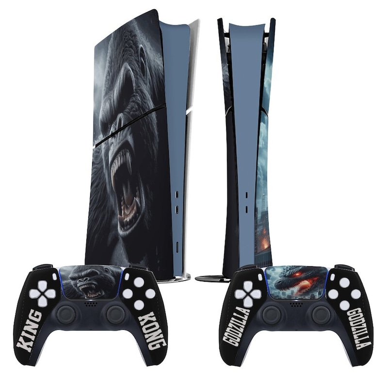 King Kong Vs Godzilla Sticker for PS5 Slim / Controller (digital ...