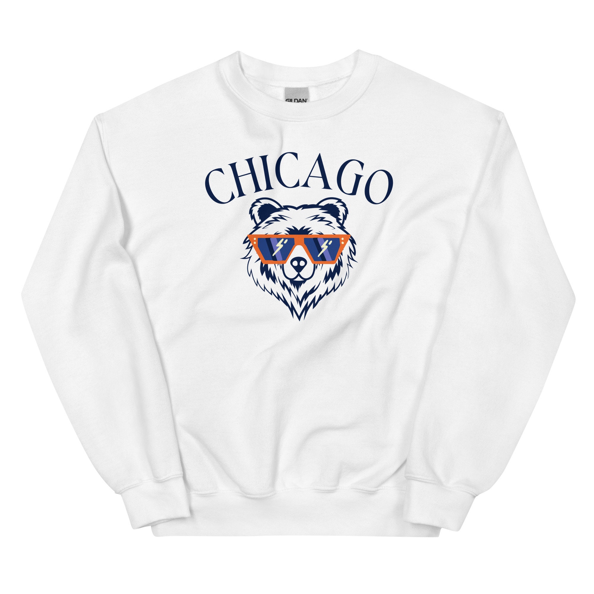 Vintage Bears Crewneck, Retro Chicago Football Sweatshirt, Bears ...