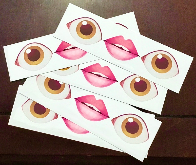 Emoji OMO Face Waterproof Sticker - Etsy