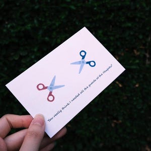 Hand Painted Caitlyn and Vi Scissor Print | "you Really Think I Needed ...