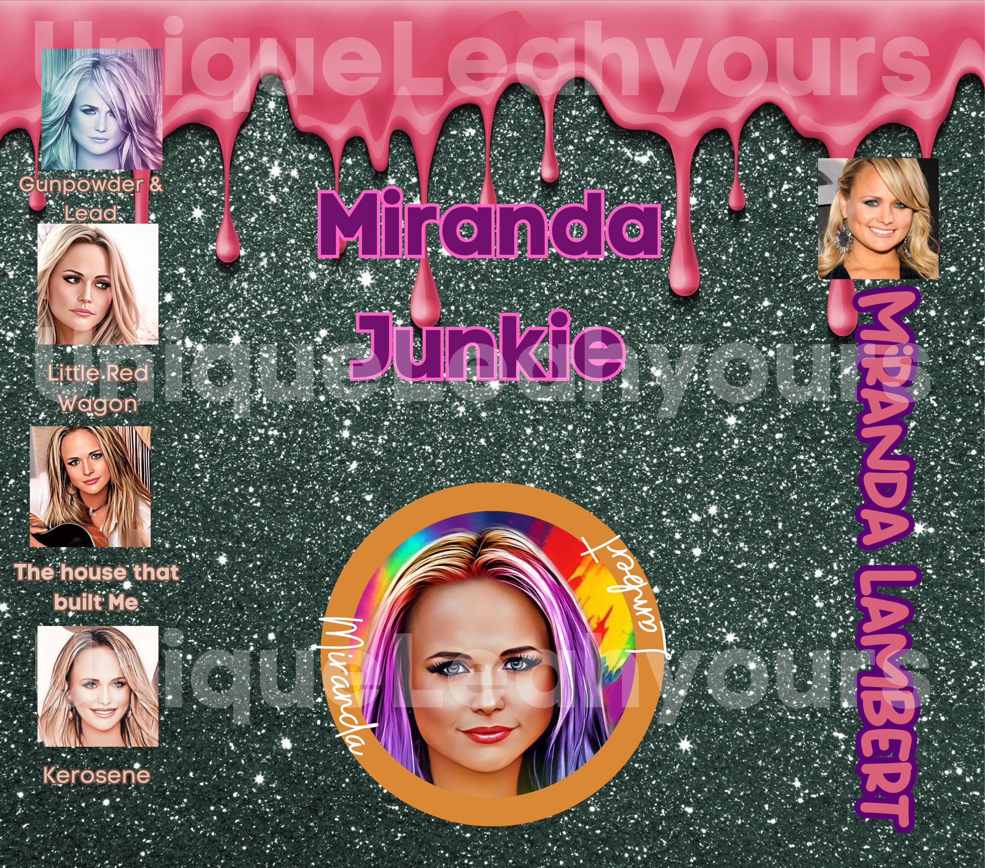 Miranda Lambert Dunkin inspirierte Tumbler Wrap - Etsy.de